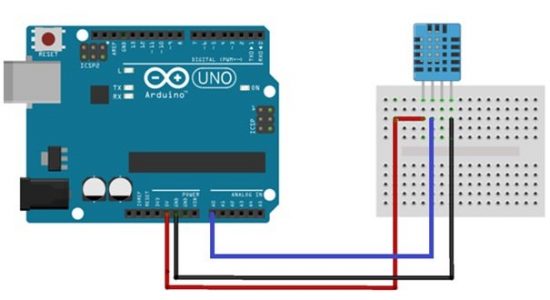 How to connect DHT11 Temperature sensor with Arduino | Cognixia